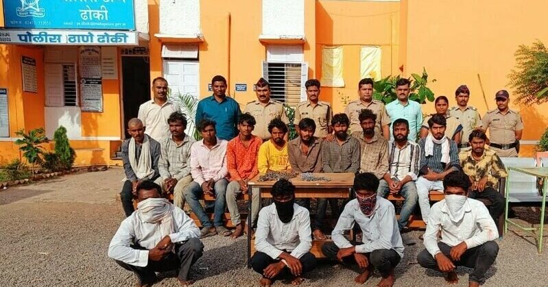 Police rescued 11 Men from Digging Wells